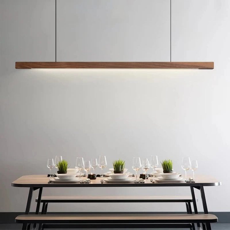 Oak Wood Ceiling Bar Wooden LED Pendant Light
