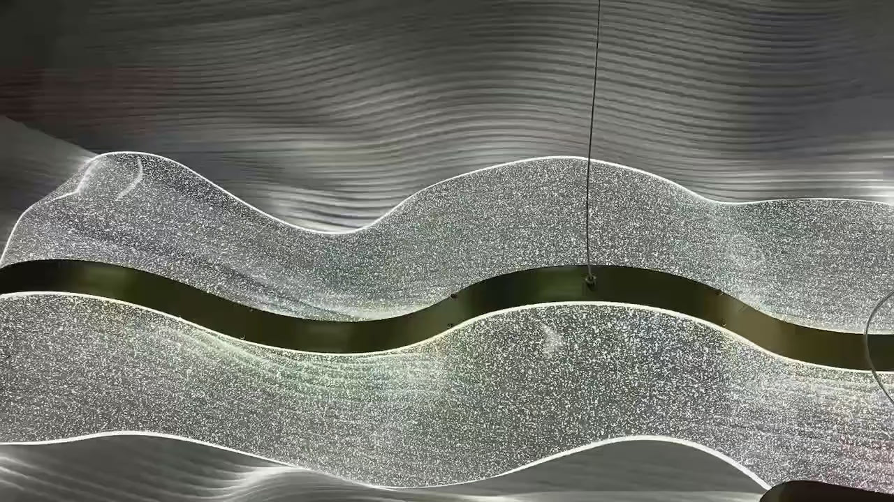 Wave LED Hanging Light for Dining and Kitchen Island – BabiesDecor